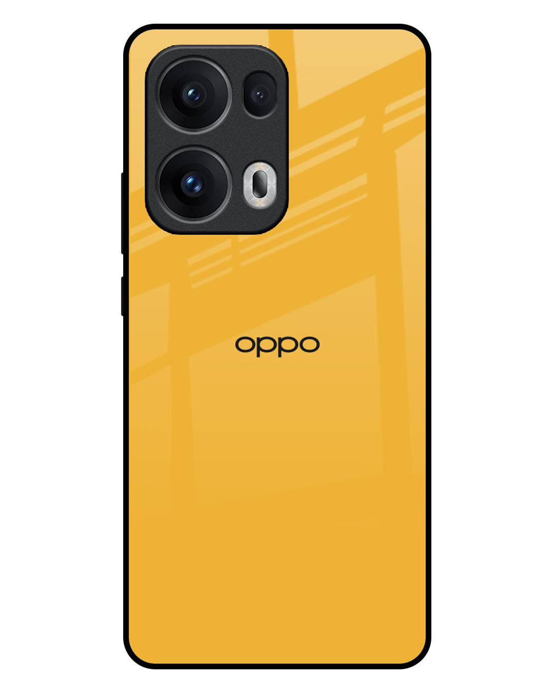 Buy Fluorescent Yellow Premium Glass Cover for Oppo Reno13 Pro 5G(Shock ...