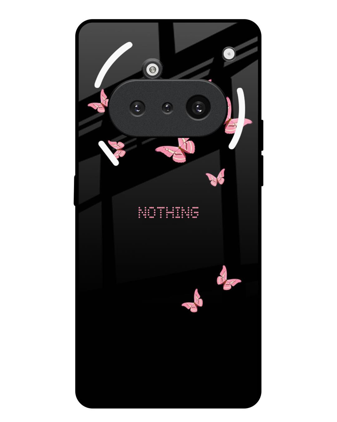 Buy Fly Butterfly Premium Glass Cover for Nothing Phone (3a)(Shock ...