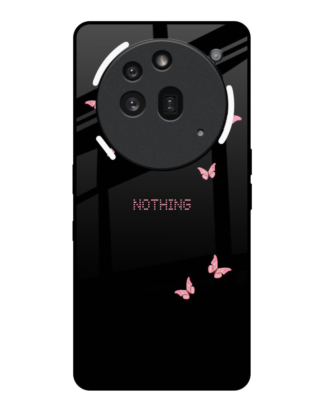 Buy Fly Butterfly Premium Glass Cover for Nothing Phone (3a) Pro(Shock ...