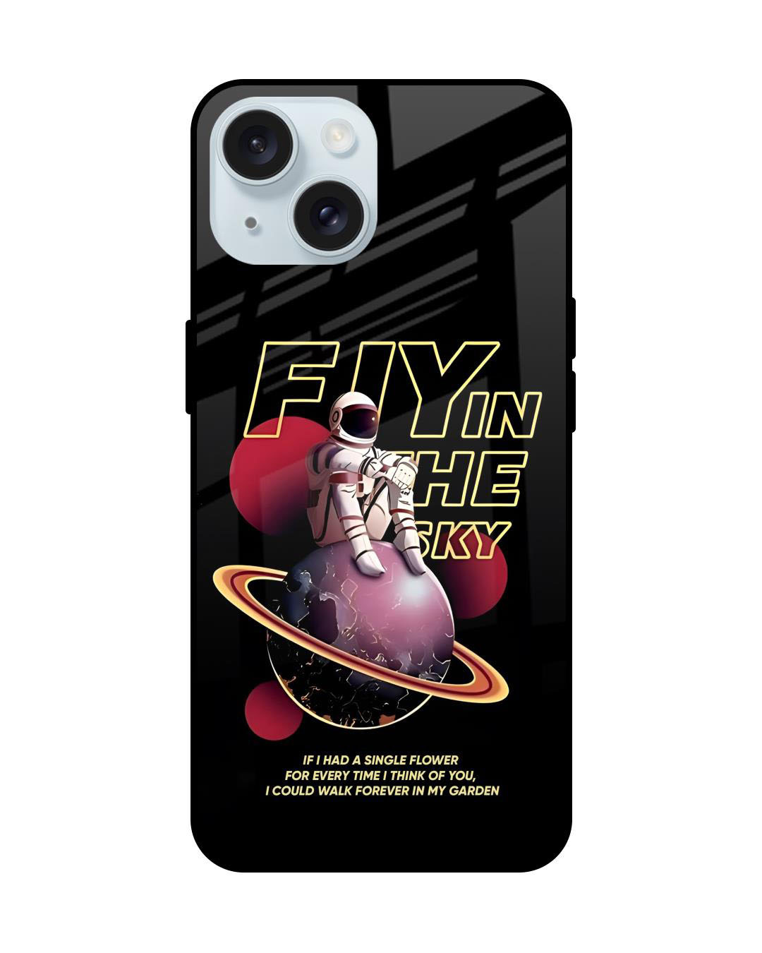 Buy Fly In Sky Premium Glass Case for Apple iPhone 15 (Shock Proof, Scratch Resistant) Online in ...