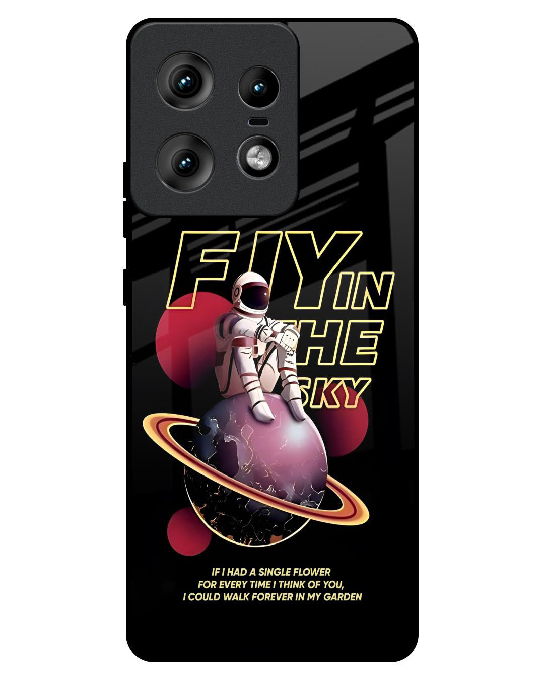 Buy Fly In Sky Premium Glass Case for Motorola Edge 50 Pro 5G (Shock ...