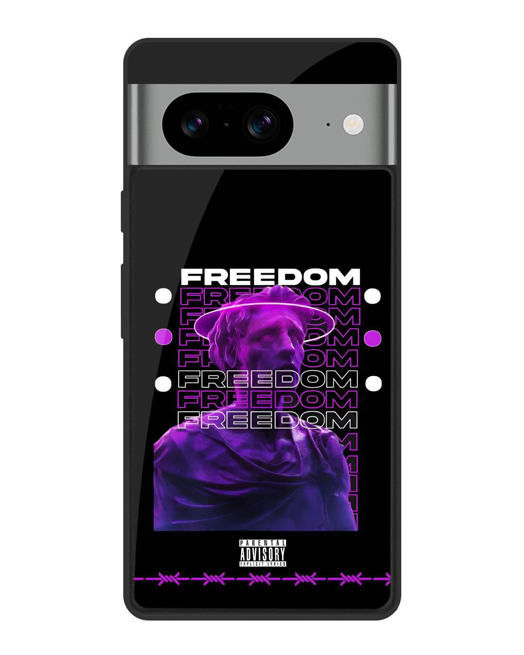 Buy Freedom Life Premium Glass Cover for Google Pixel 8 (Shock Proof ...