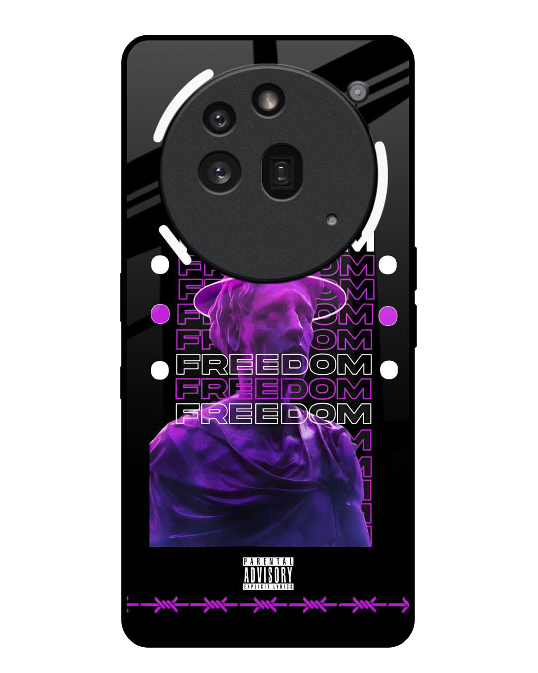 Buy Freedom Life Premium Glass Cover for Nothing Phone (3a) Pro(Shock ...