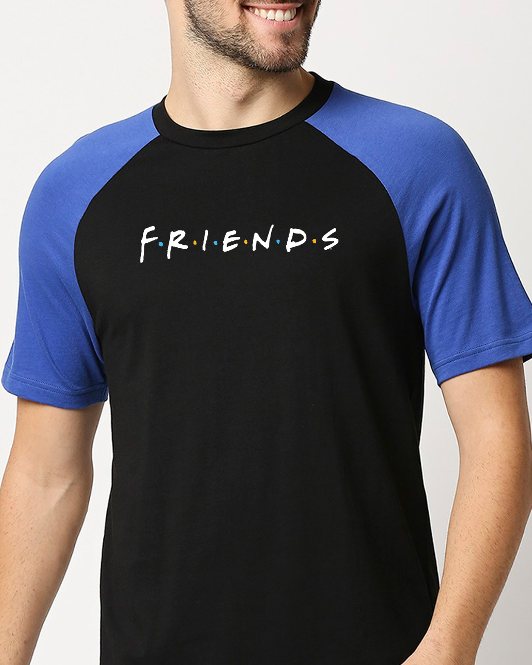 Buy Friends Logo Basic Raglan T-Shirt Online at Bewakoof