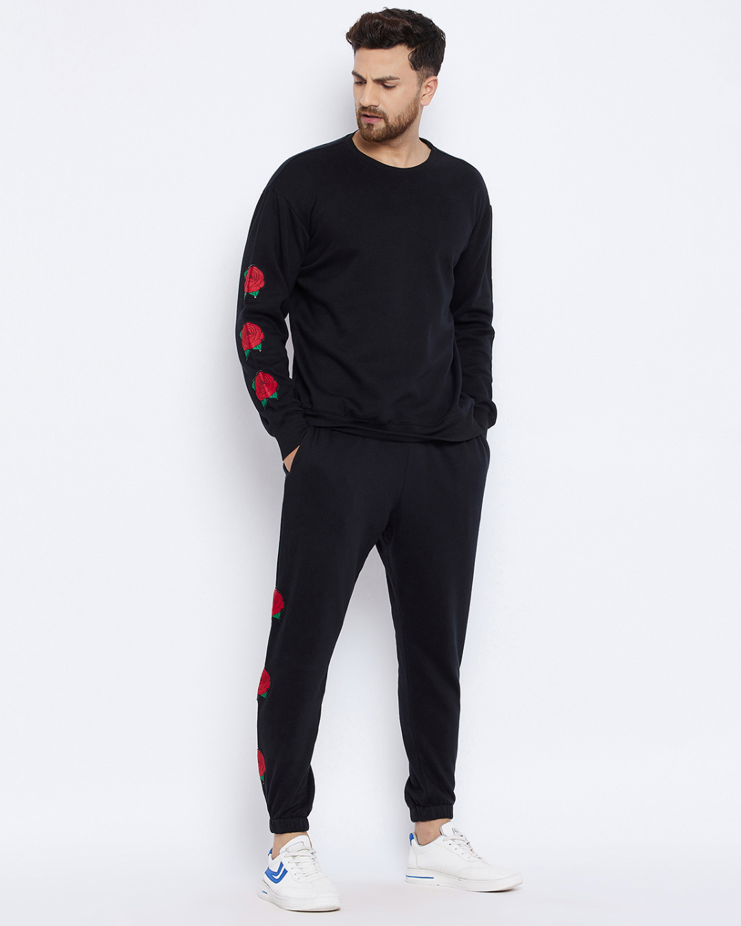 Buy Fugazee Men's Black Oversized Tracksuit Online in India at Bewakoof