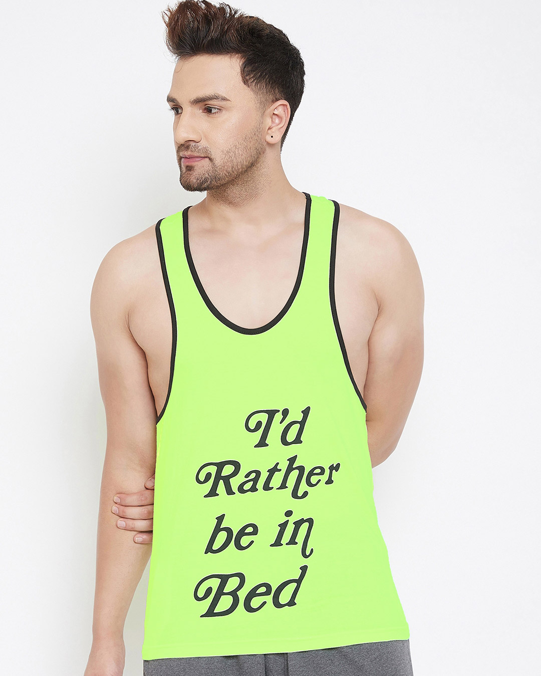 Buy Fugazee Neon Stringer Gym Vest Online at Bewakoof