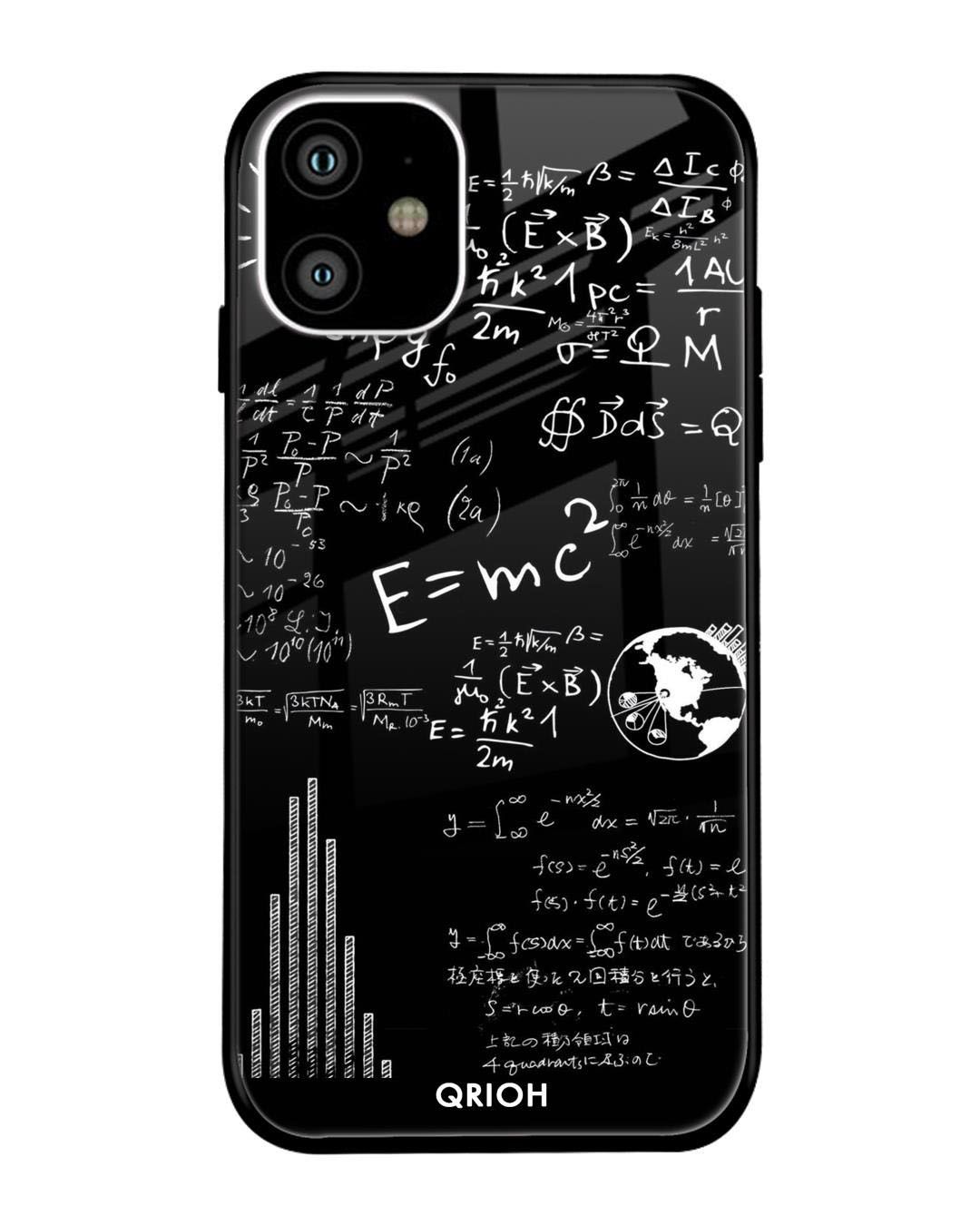 Buy Funny Math Premium Glass Case for Apple iPhone 11 (Shock Proof ...