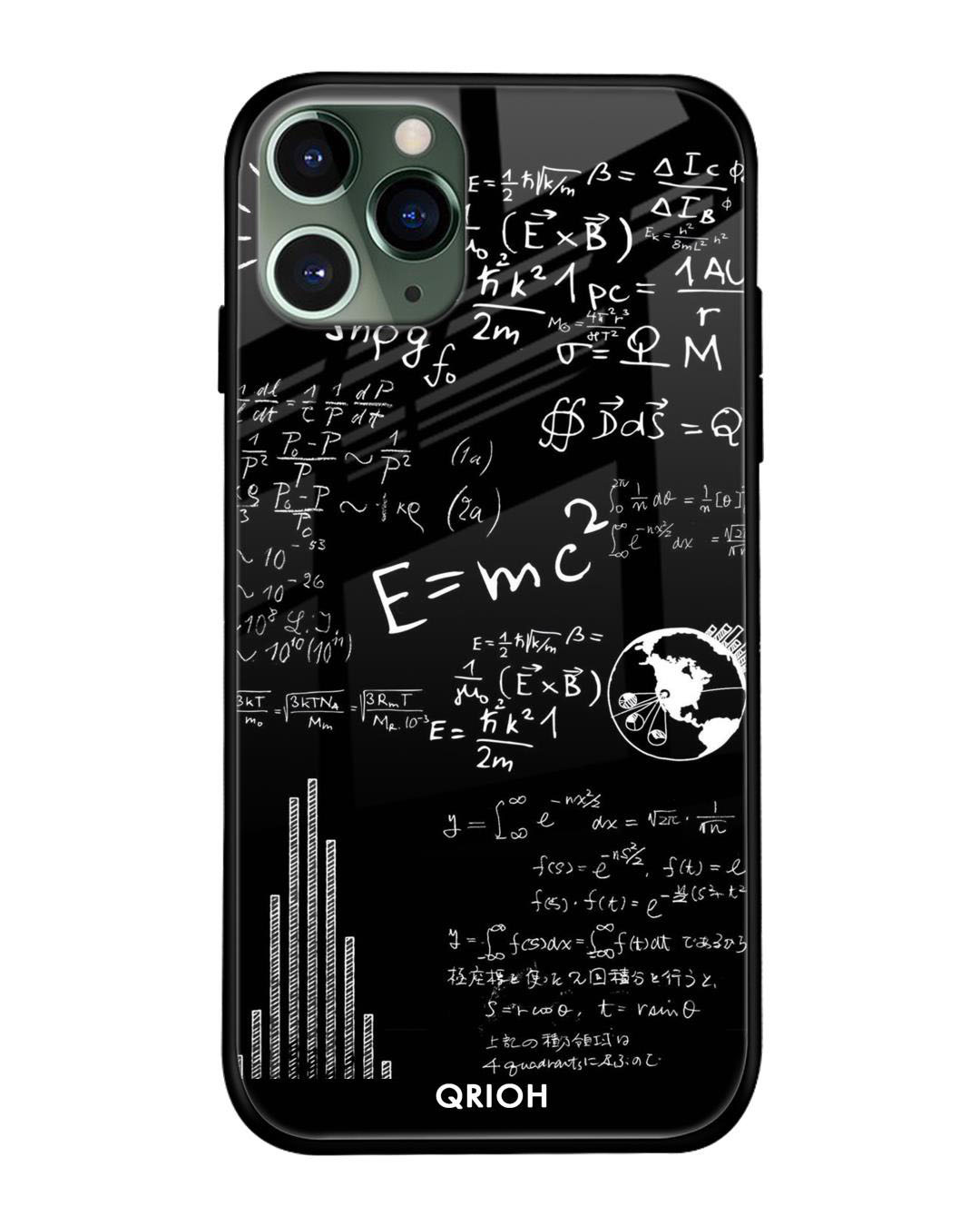 Buy Funny Math Premium Glass Case for Apple iPhone 11 Pro (Shock Proof ...