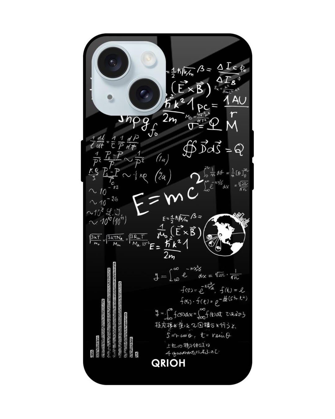 Buy Funny Math Premium Glass Case for Apple iPhone 15 (Shock Proof ...