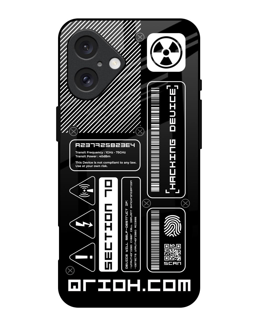 Buy Futuristic Art Premium Glass Cover for Apple iPhone 16 (Shock Proof ...