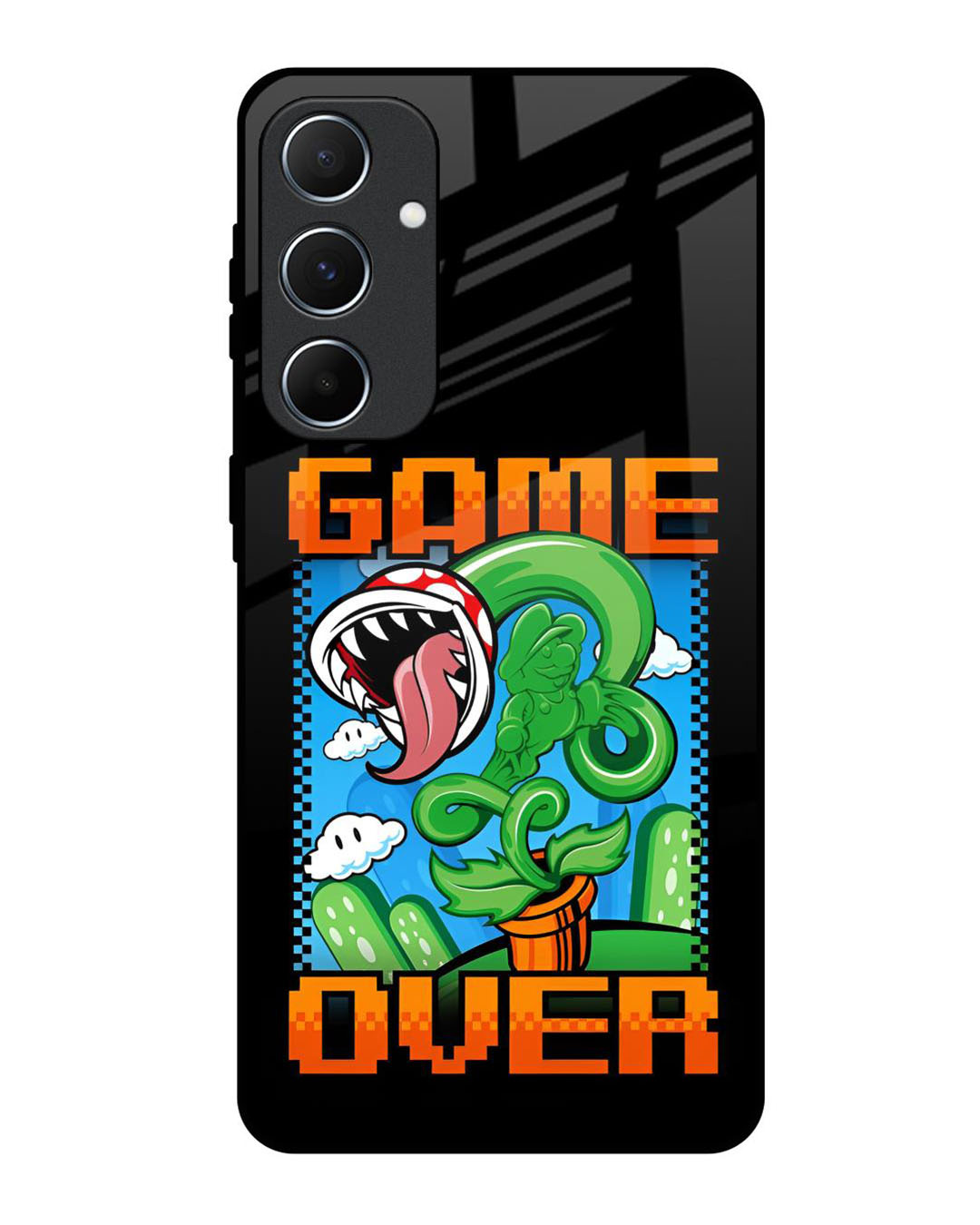 Buy Game Over Premium Glass Case for Samsung Galaxy A55 5G(Shock Proof ...