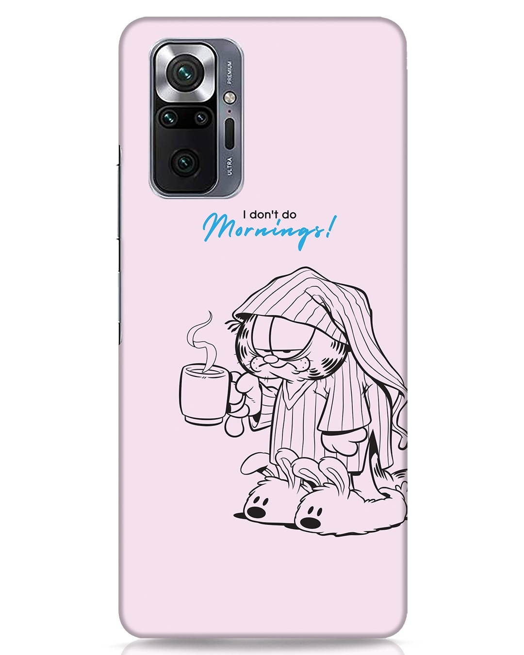 Buy Garfield Morning Designer Hard Cover for Xiaomi Redmi Note 10 Pro ...