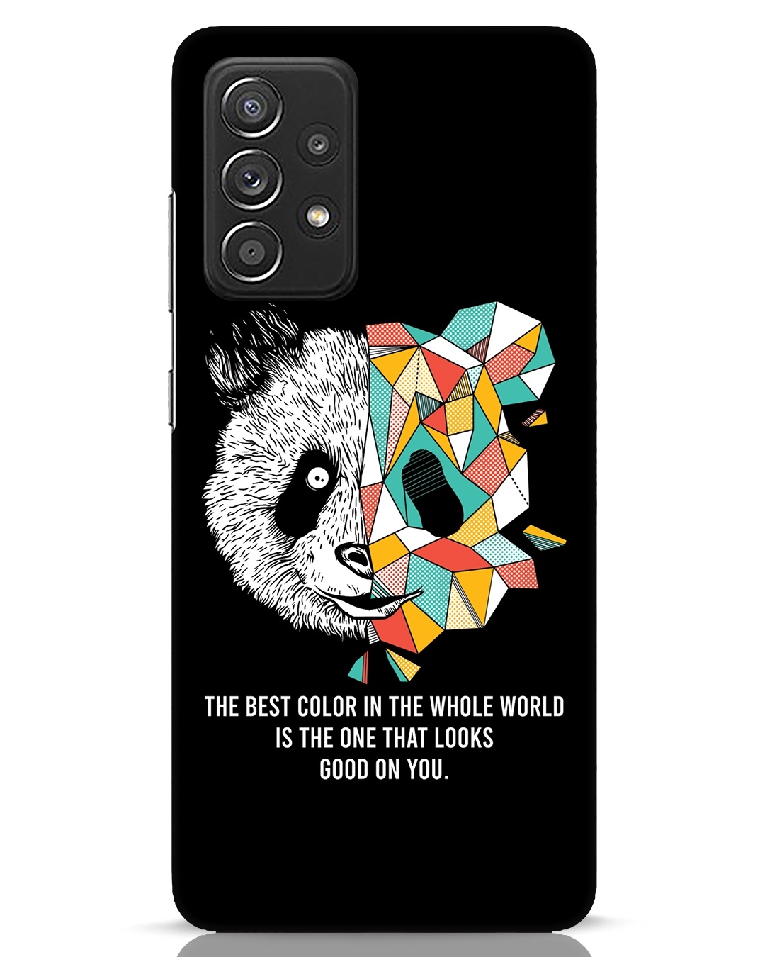 Buy Geometric Panda Designer Hard Cover for Samsung Galaxy A52 Online ...