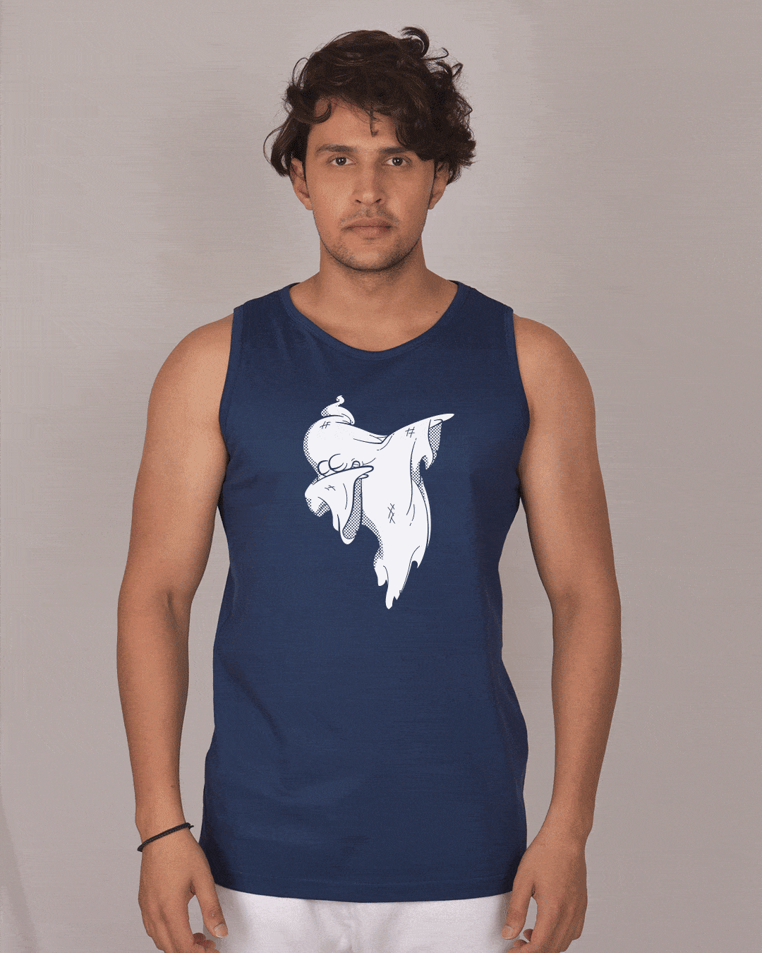 Buy Ghost Dab Glow In Dark Vest Online at Bewakoof