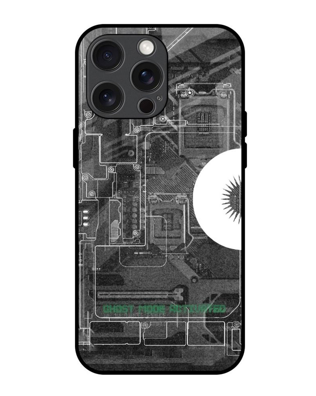 Buy Ghost Mode Premium Glass Cover for Apple iPhone 15 Pro Max Online ...