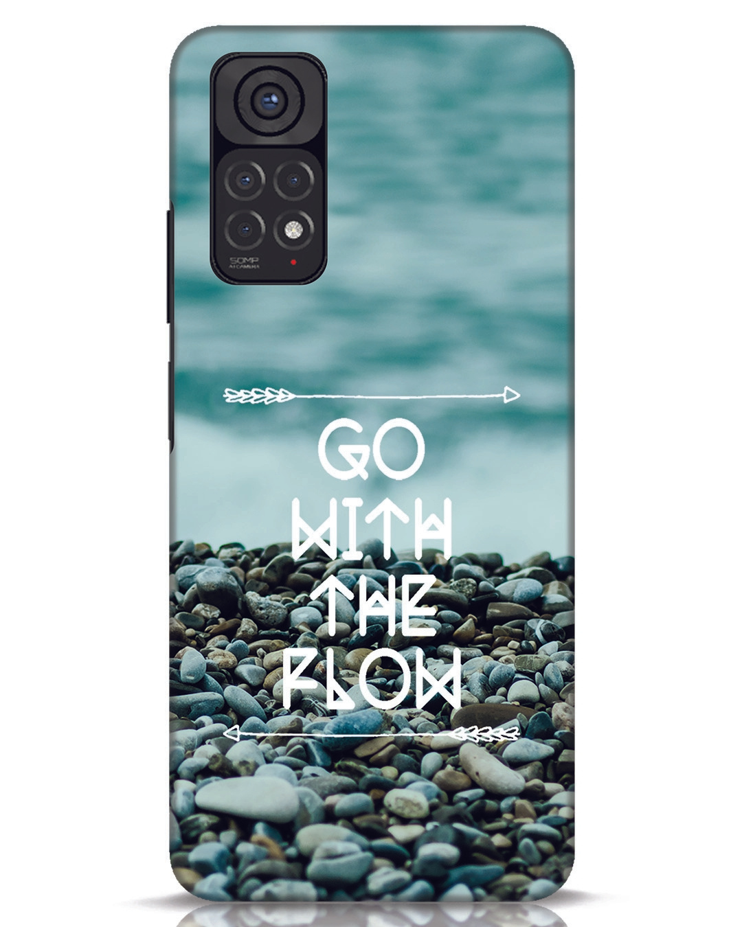 Buy Go With The Flow Designer Hard Cover for Redmi Note 11 Online in ...