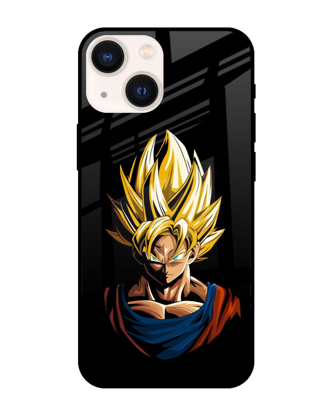 Buy Goku Manga Premium Glass Case for iPhone 14 Plus (Shock Proof ...
