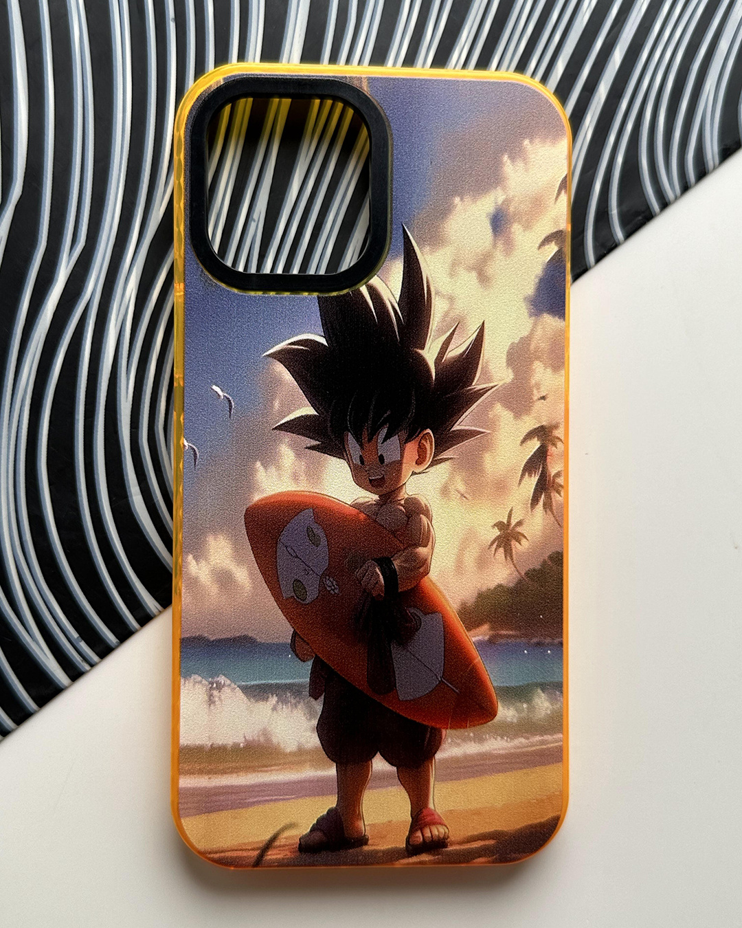 Buy Goku Yellow Bumper Case For Apple iPhone 12 Pro Max Online in India ...