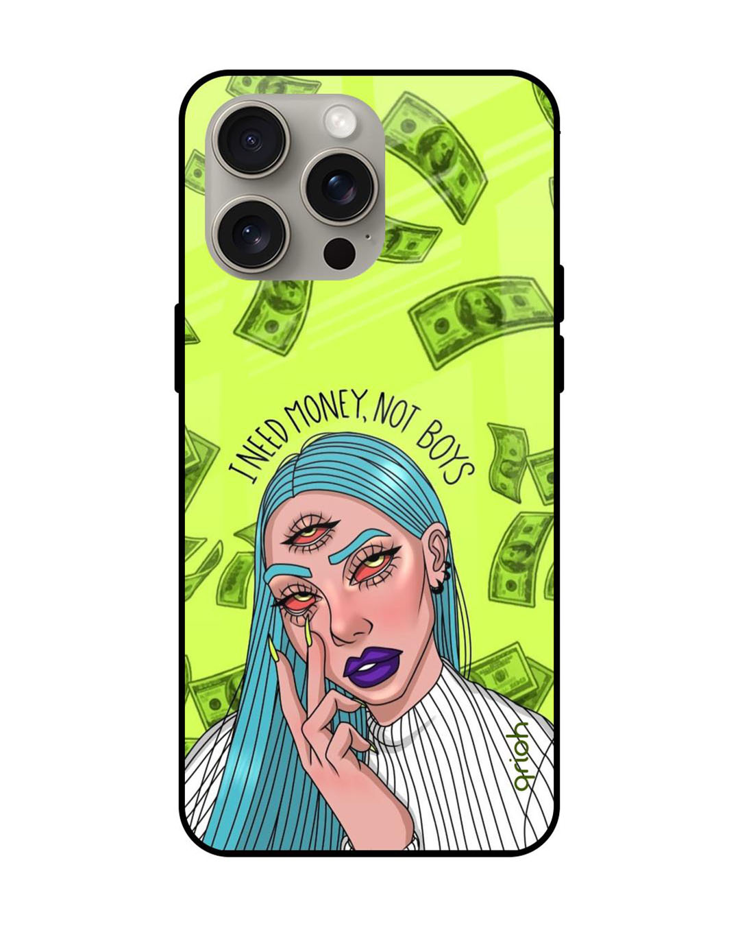 Buy Gold Digger Premium Glass Case for Apple iPhone 15 Pro Max (Shock ...