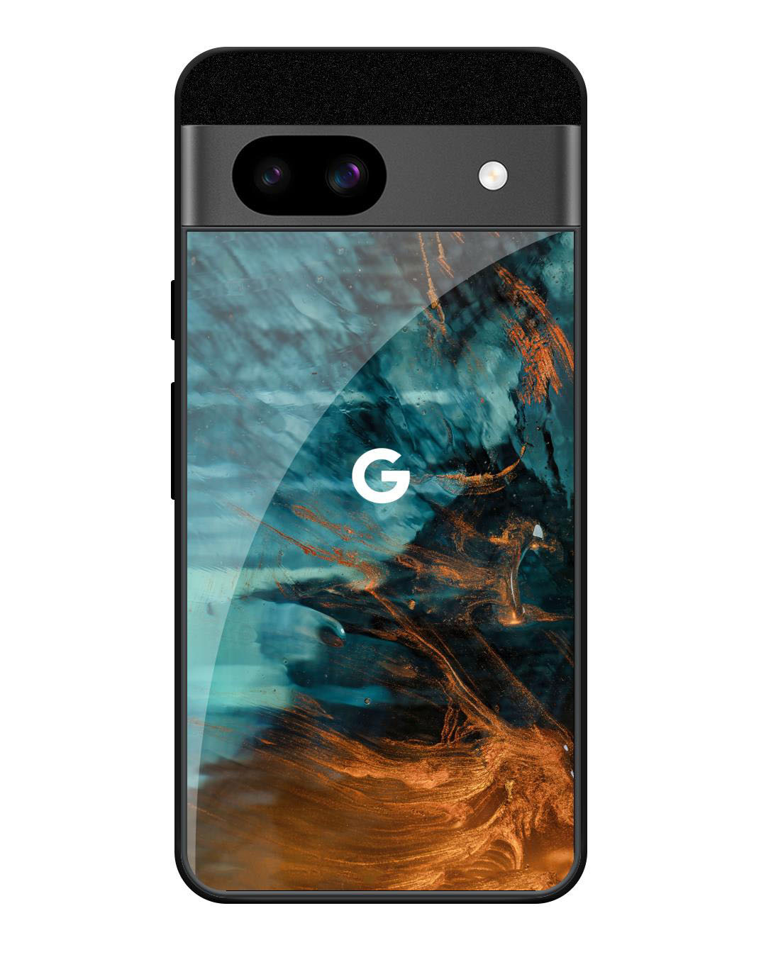 Buy Golden Splash Premium Glass Case for Google Pixel 8a (Shock Proof ...