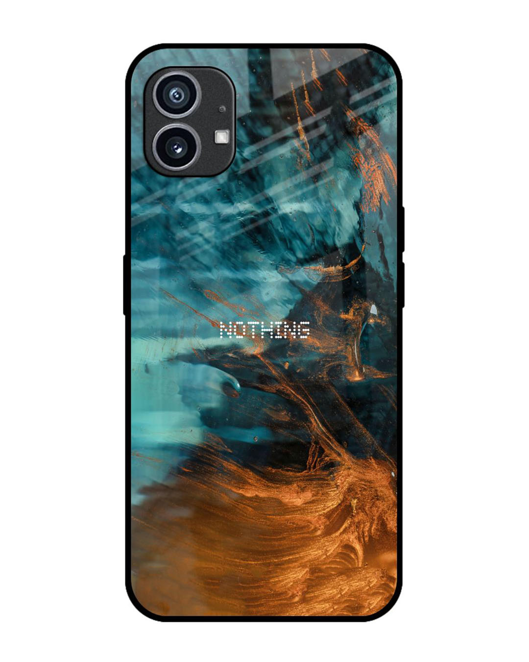 Buy Golden Splash Premium Glass Case for Nothing Phone (1)(Shock Proof ...