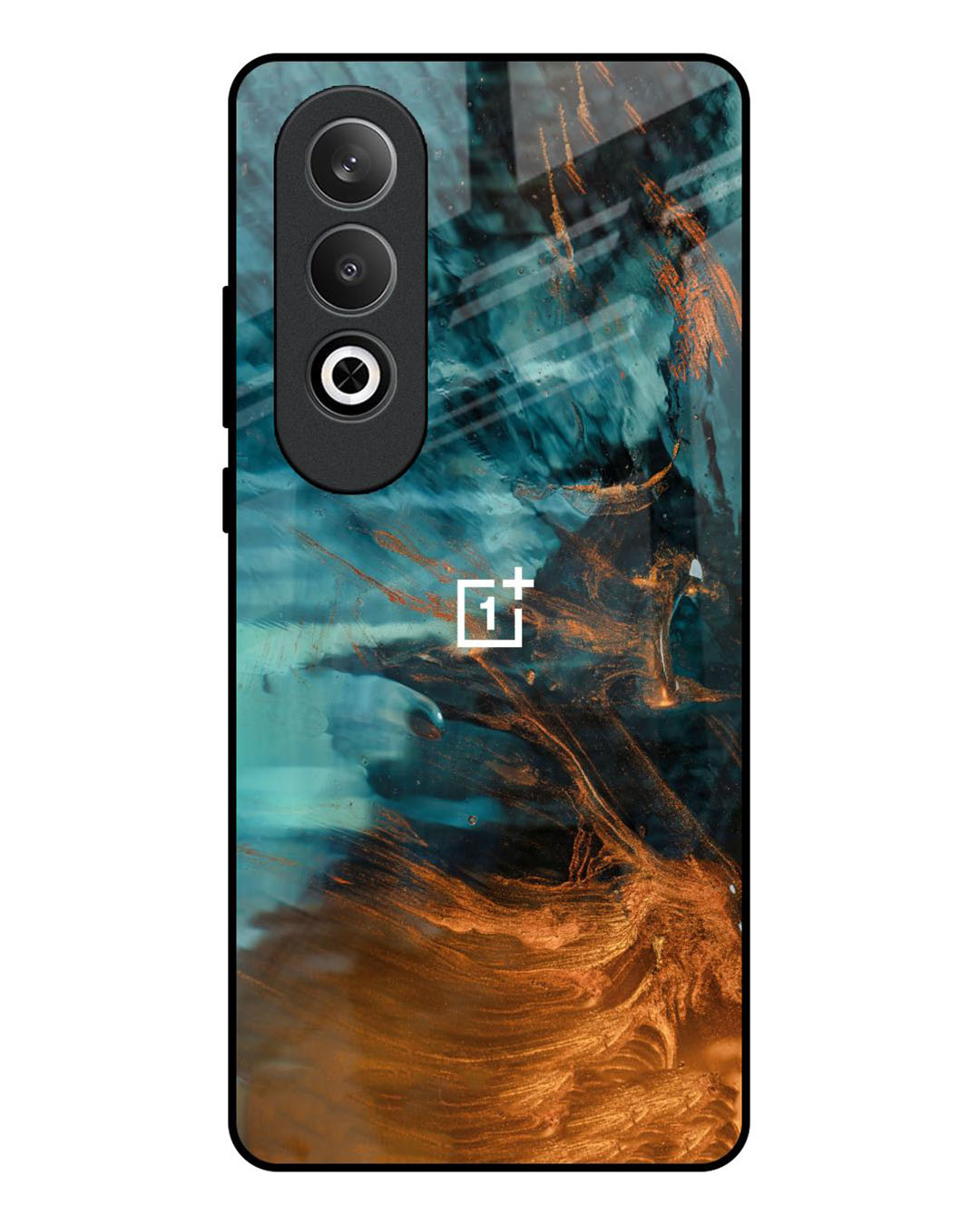 Buy Golden Splash Premium Glass Case for OnePlus Nord CE4 5G(Shock ...