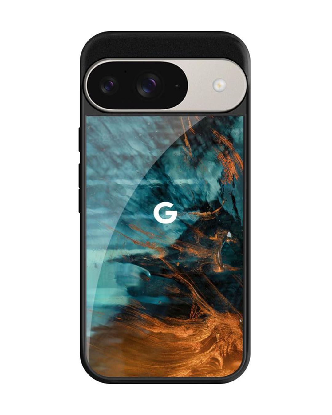 Buy Golden Splash Premium Glass Cover for Google Pixel 9 Pro(Shock ...