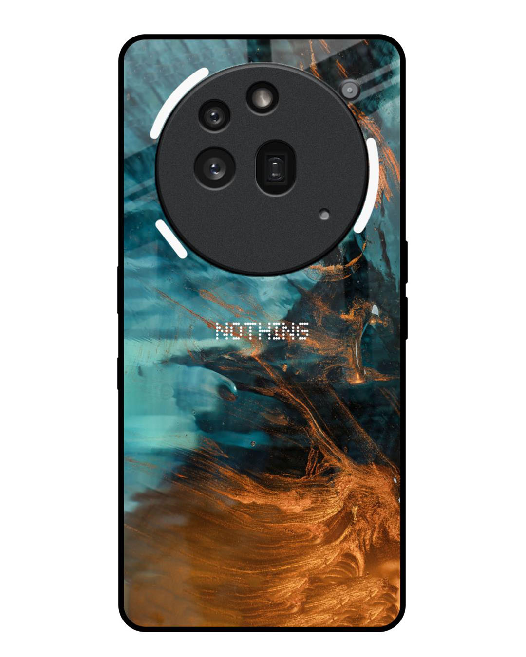 Buy Golden Splash Premium Glass Cover for Nothing Phone (3a) Pro(Shock ...