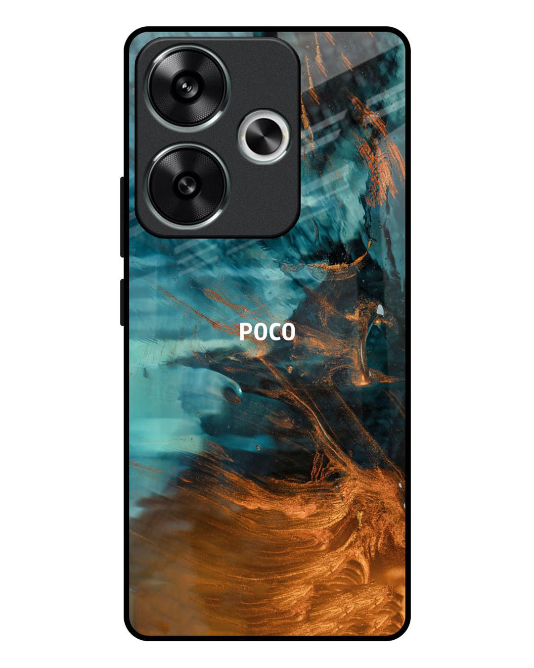 Buy Golden Splash Premium Glass Cover for Poco F6 5G(Shock Proof ...
