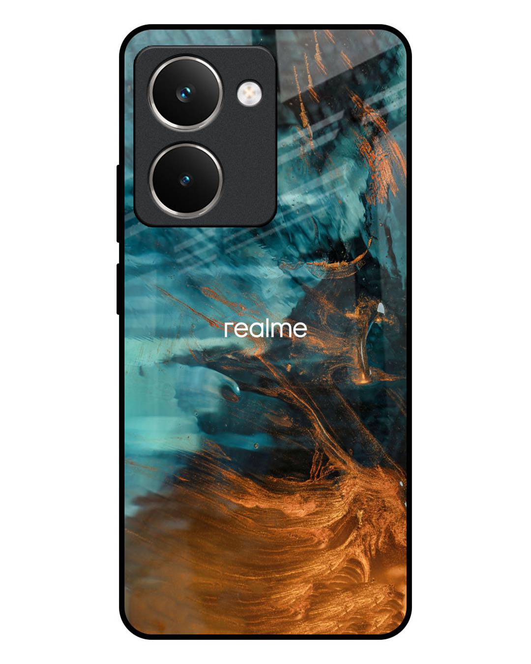 Buy Golden Splash Premium Glass Cover for Realme P3 Ultra 5G(Shock ...