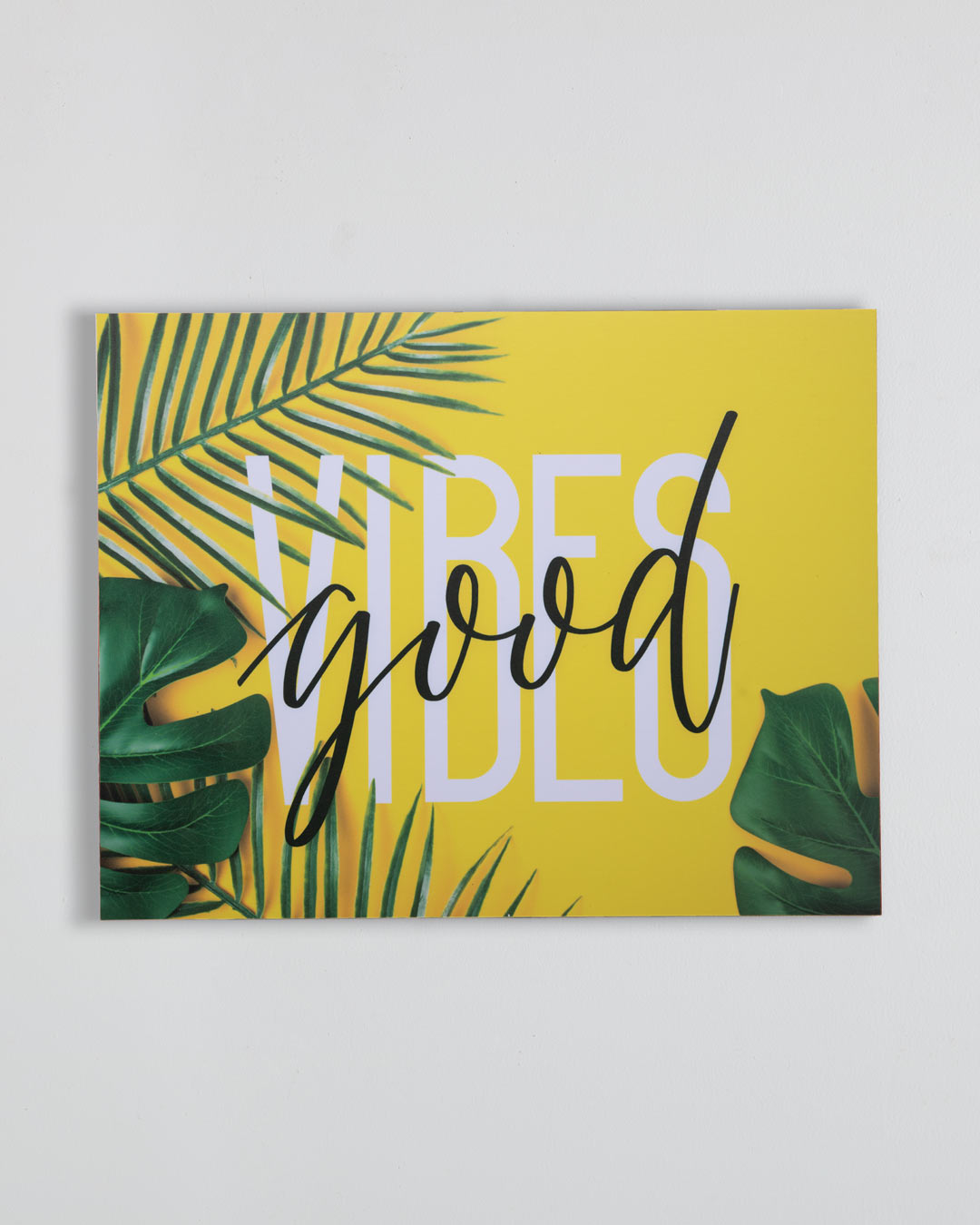Buy Good Vibes Board Rectangular Graphic Board -14"x18" Multicolor ...