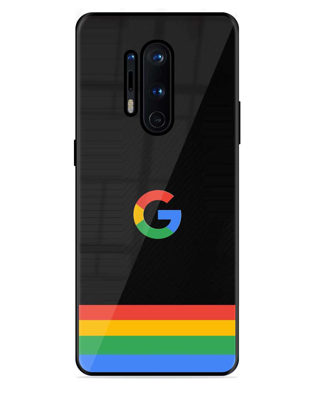 Buy Google Logo Art Premium Glass Case for OnePlus 8 Pro (Shock Proof ...