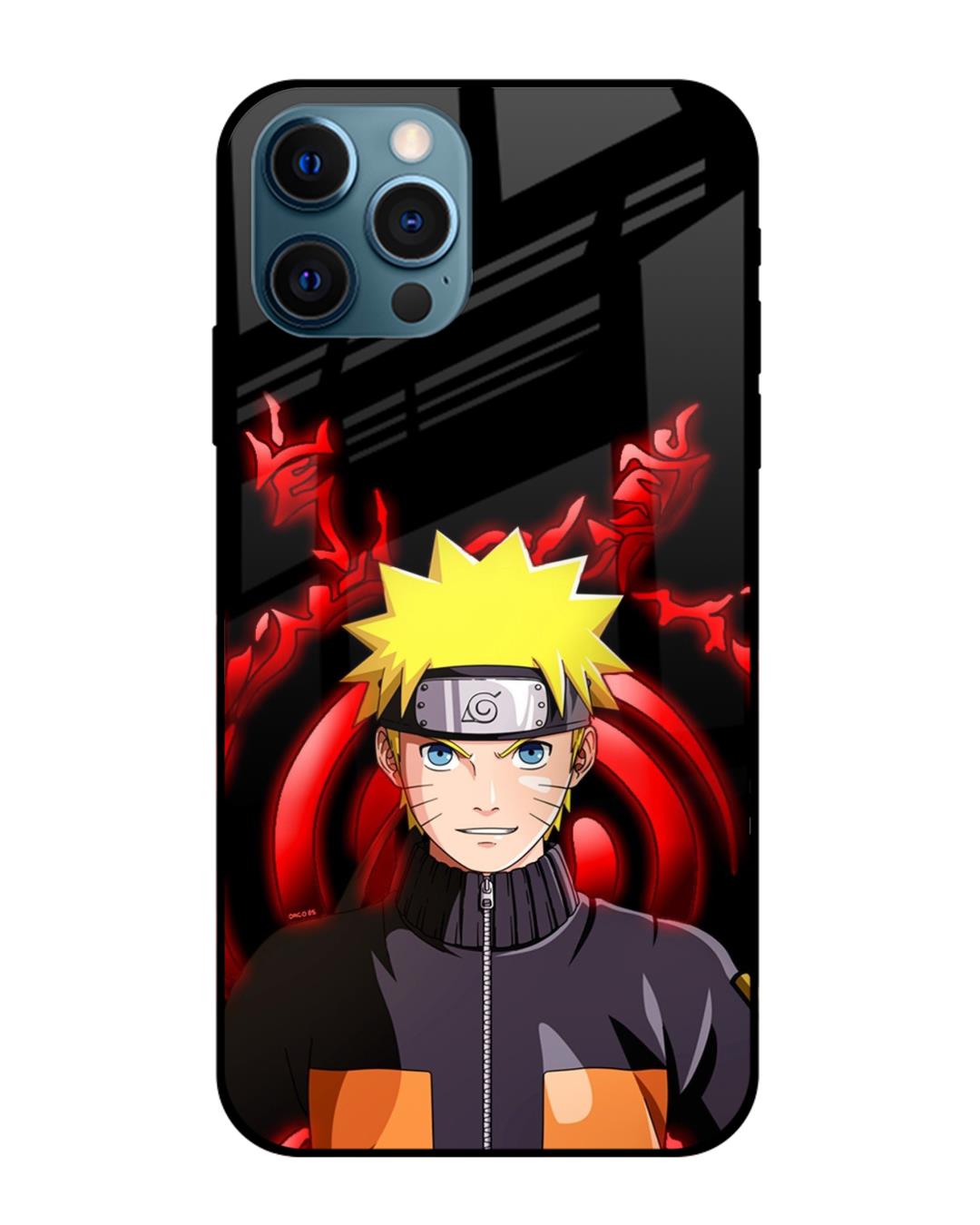 Buy Great Naruto Premium Glass Case for iPhone 12 Pro Max (Shock Proof ...