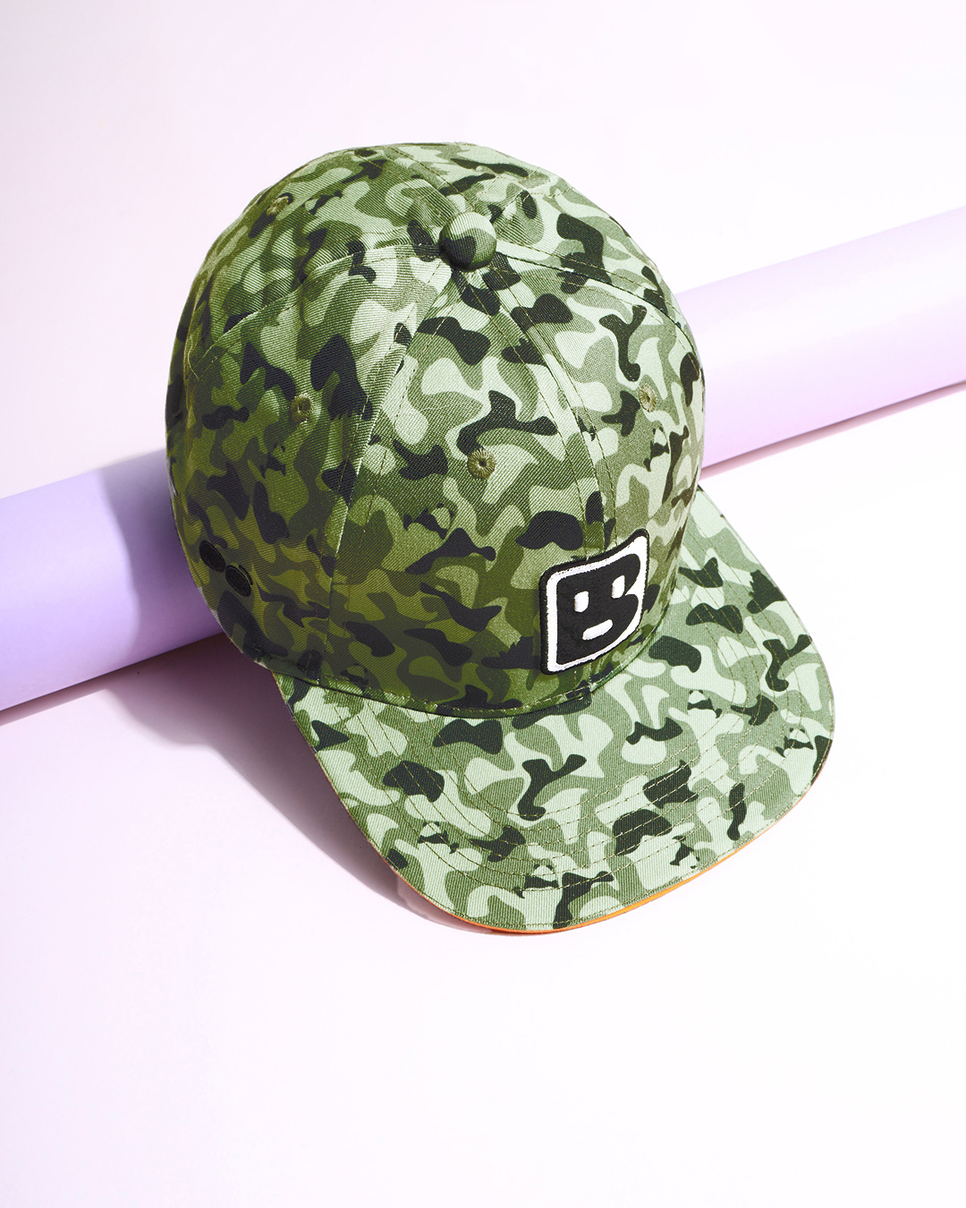Buy Green Camo Snapback Cap Online in India at Bewakoof