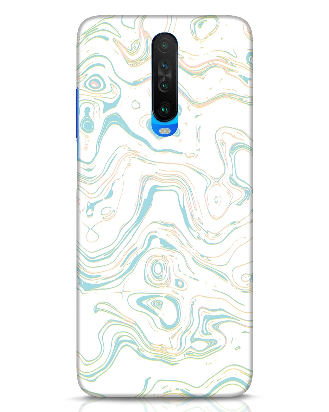 Buy Green Marble Designer Hard Cover for Xiaomi Poco X2 Online in India ...