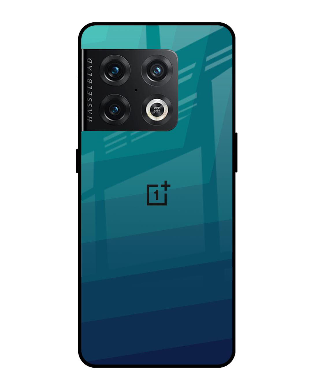 Buy Green Triangle Pattern Premium Glass Case for OnePlus 10 Pro (Shock ...