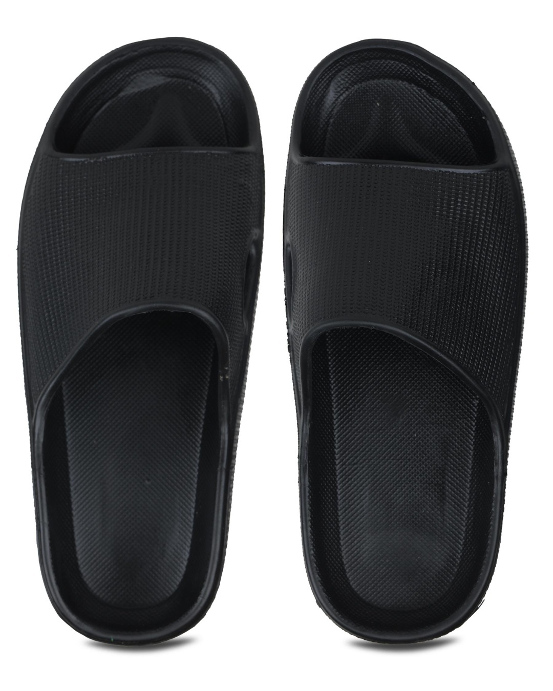 Buy Greentech Men's Black Sliders Online in India at Bewakoof