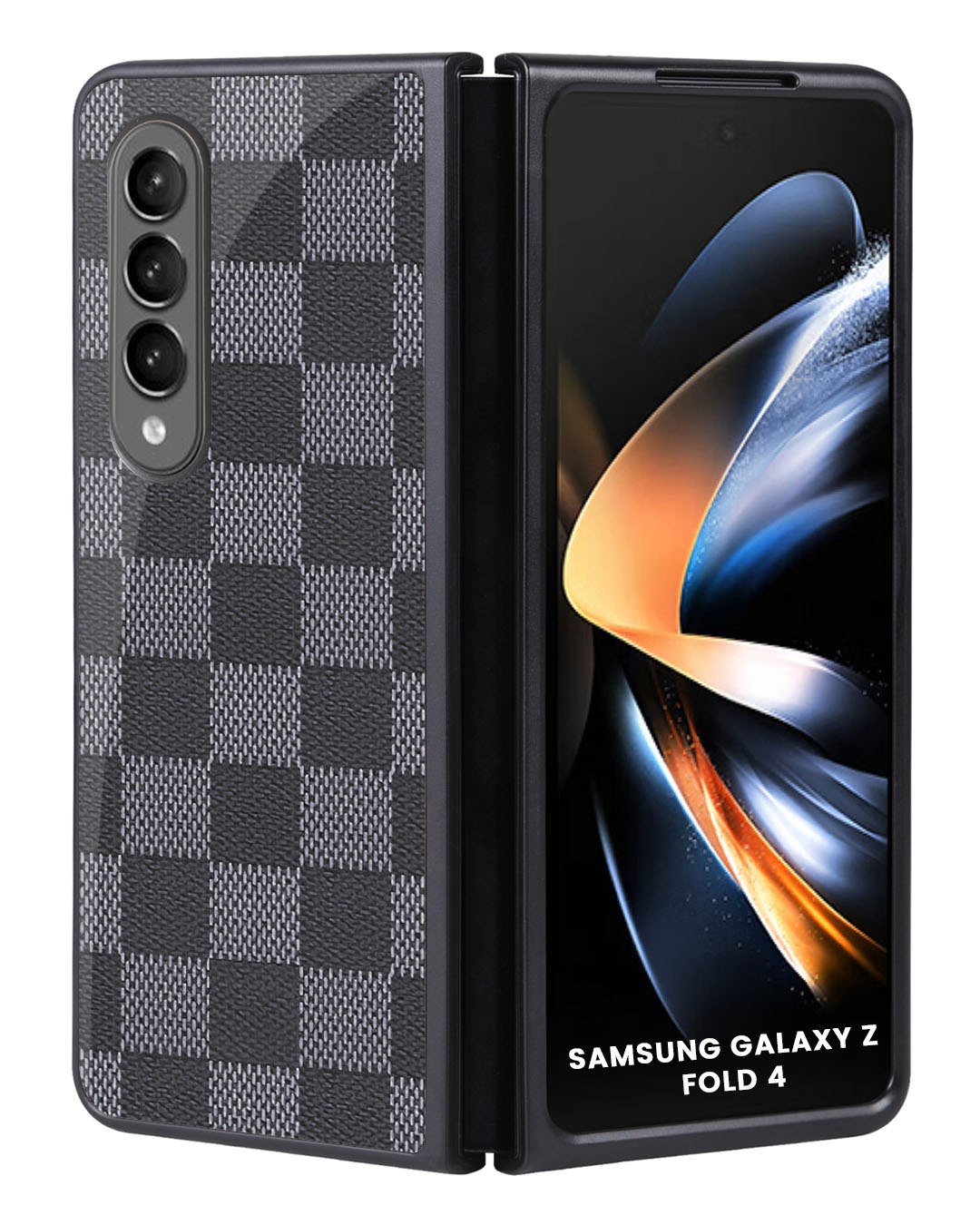 Buy Grey Block Premium Glass Case for Samsung Galaxy Z Fold4 5G (Shock ...