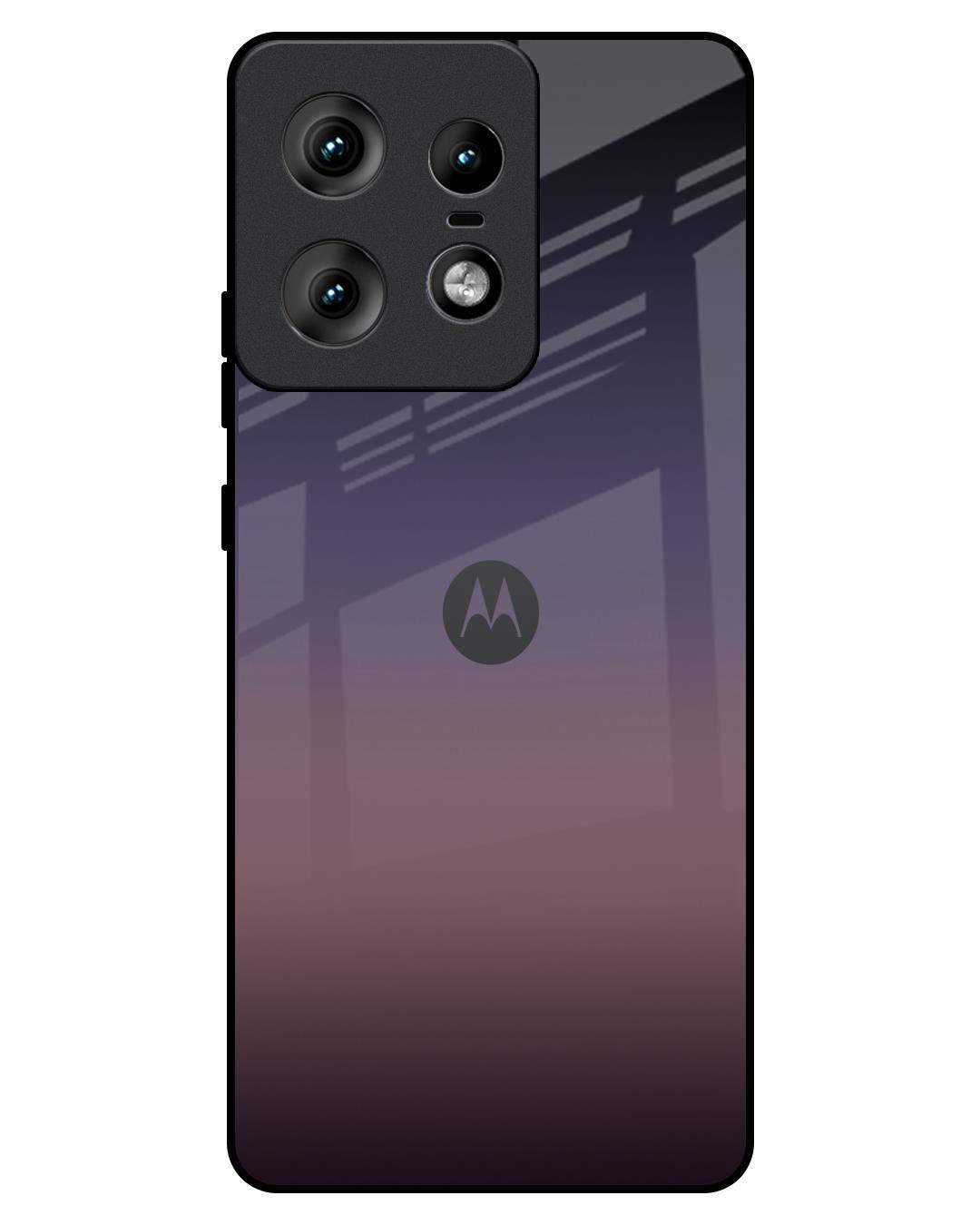 Buy Grey Ombre Premium Glass Case for Motorola Edge 50 Pro 5G (Shock ...