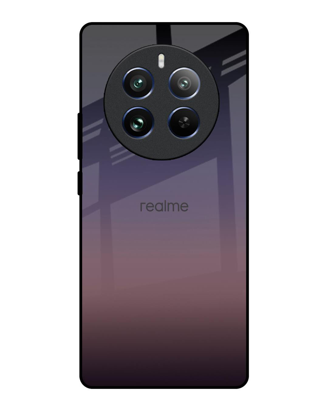 Buy Grey Ombre Premium Glass Case for Realme 12 Pro Plus 5G(Shock Proof ...