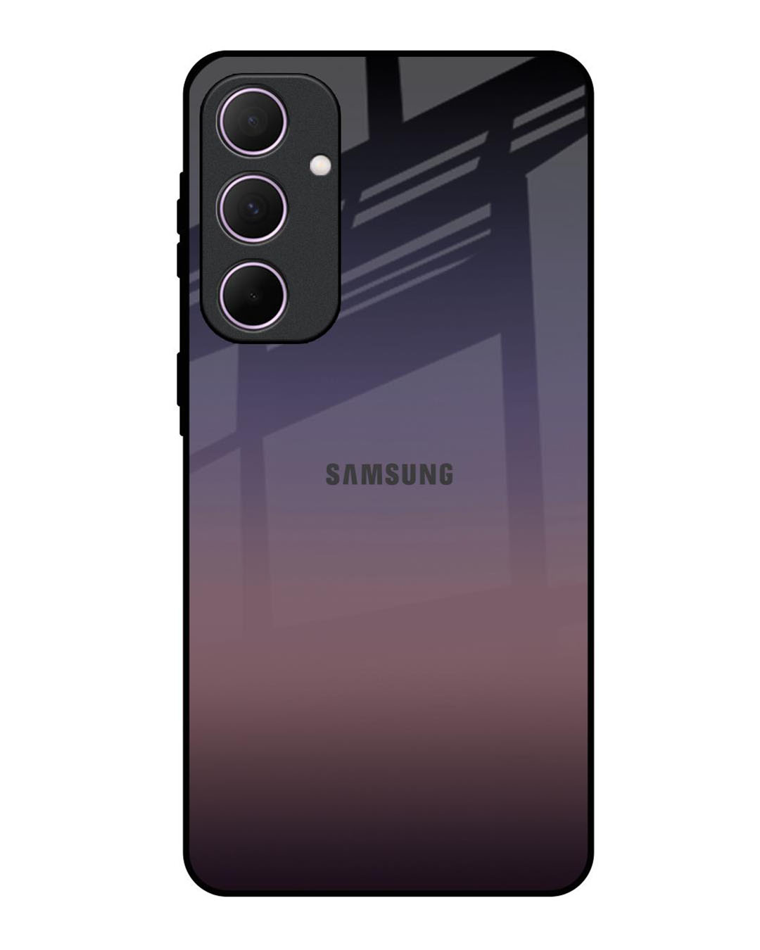 Buy Grey Ombre Premium Glass Case for Samsung Galaxy A35 5G(Shock Proof ...