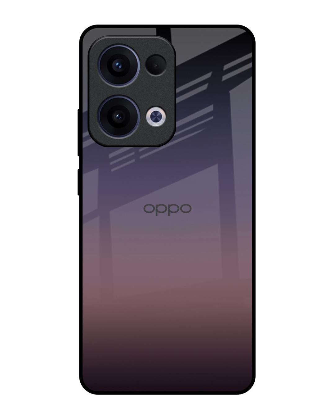 Buy Grey Ombre Premium Glass Cover for Oppo Reno13 5G(Shock Proof ...