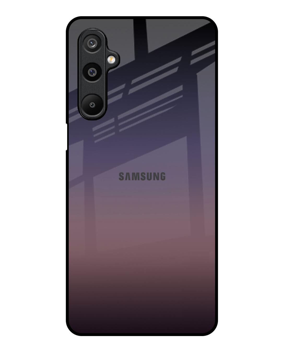 Buy Grey Ombre Premium Glass Cover for Samsung Galaxy M16 5G(Shock ...