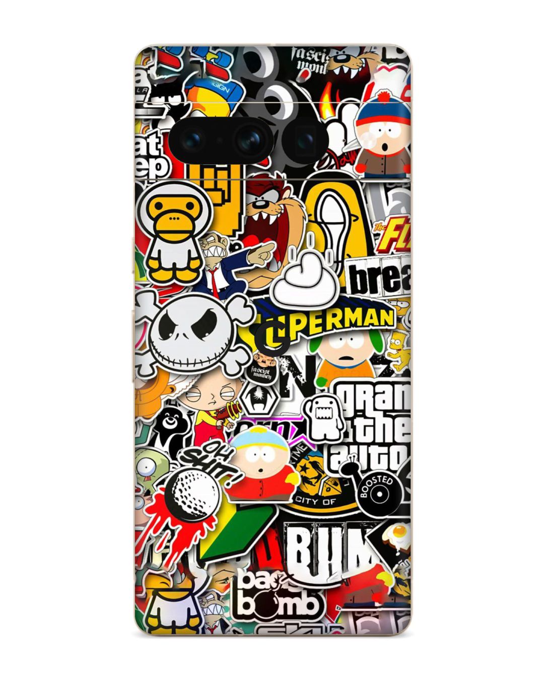 Buy Multicolor GTA Printed Mobile Skin for Google Pixel 7 Pro Online in ...