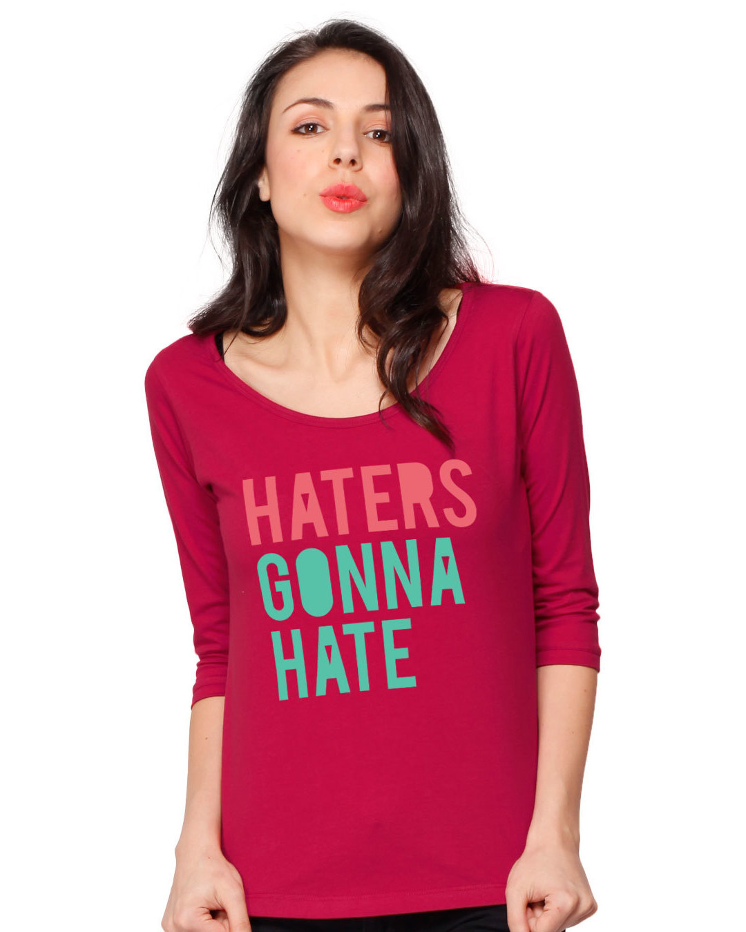 Buy Haters Gonna Hate For Women Red Online At Bewakoof
