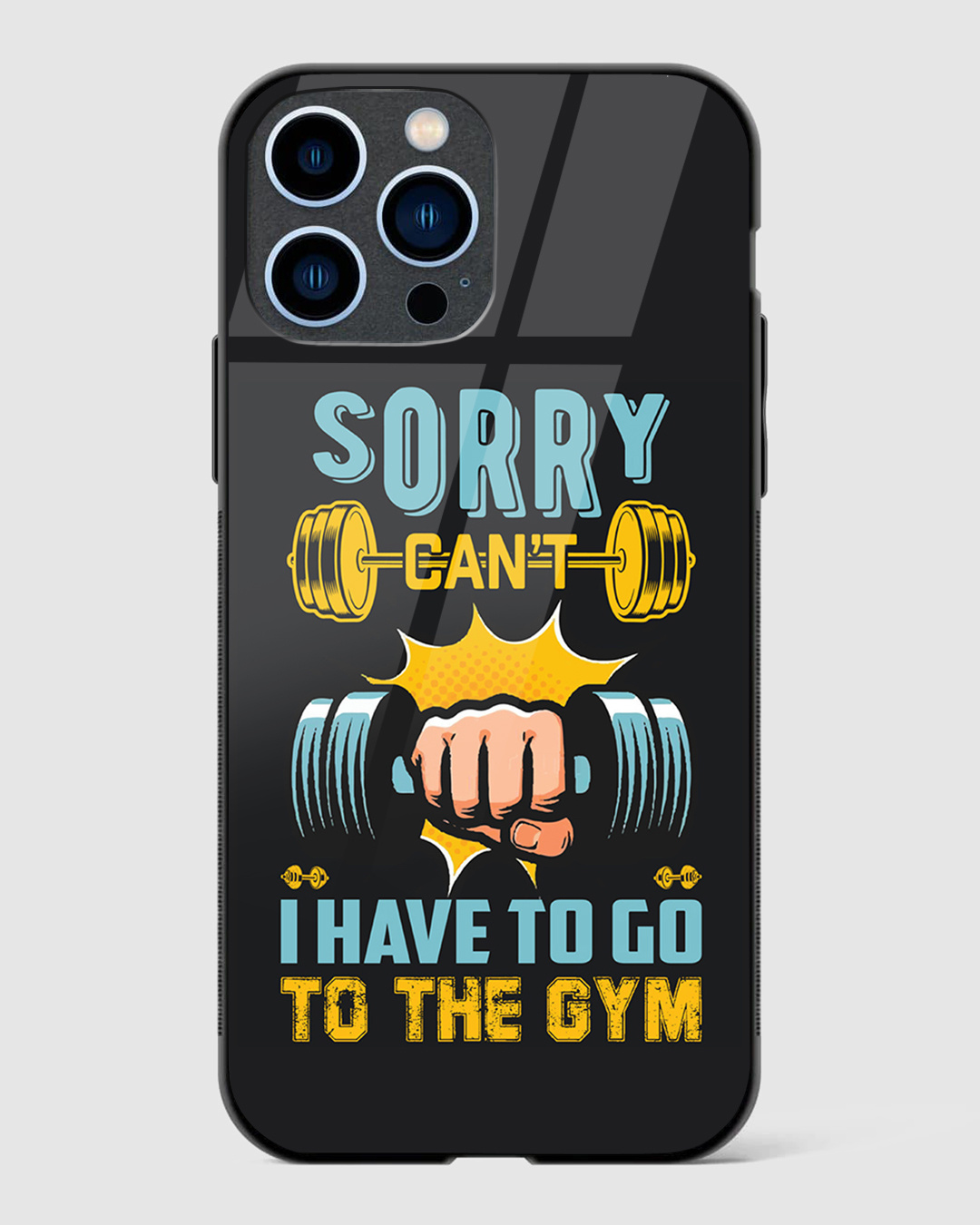 Buy Have To Go Gym Premium Glass Case for Apple iPhone 13 Pro Online in ...