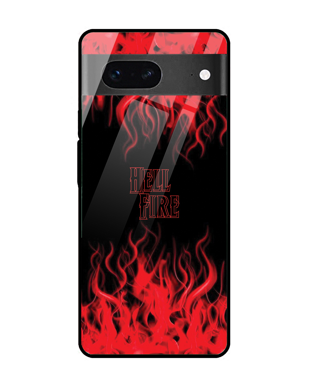 Buy Hell Fire Premium Glass Cover for Google Pixel 6a Online in India ...