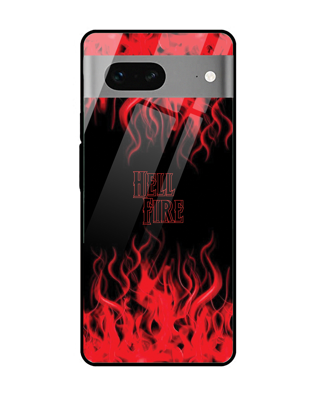 Buy Hell Fire Premium Glass Cover for Google Pixel 7 Online in India at ...