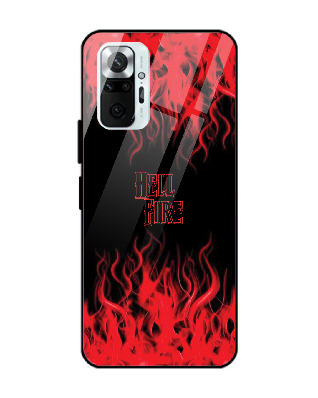 Buy Hell Fire Premium Glass Cover for Xiaomi Redmi Note 10 Pro Online ...