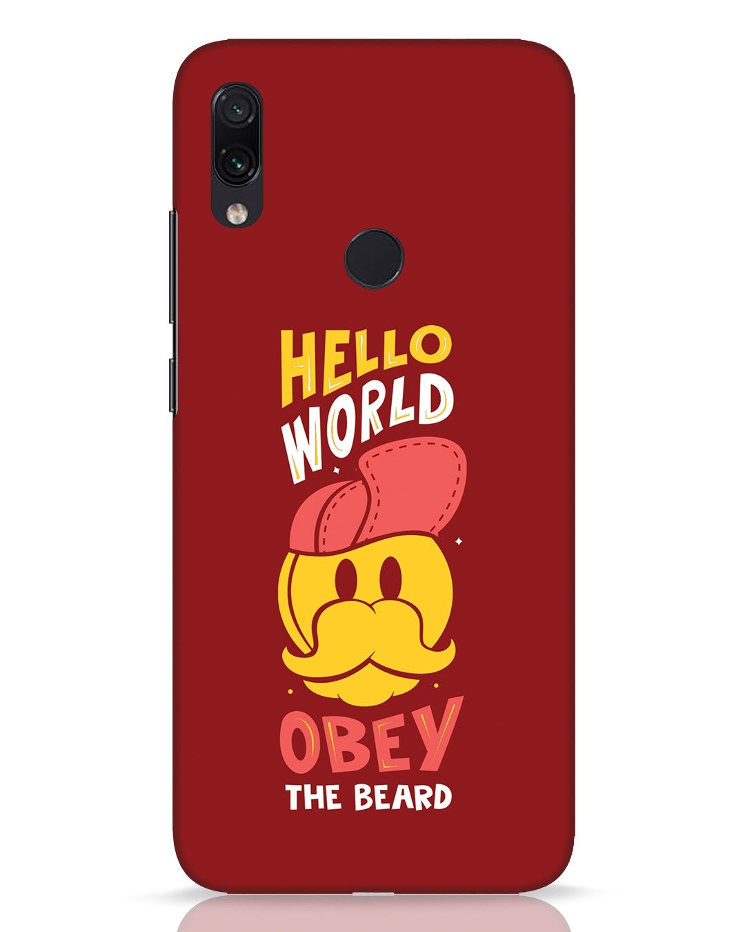 Buy Hello Beard Xiaomi Redmi Note 7 Pro Mobile Cover Online in India at ...